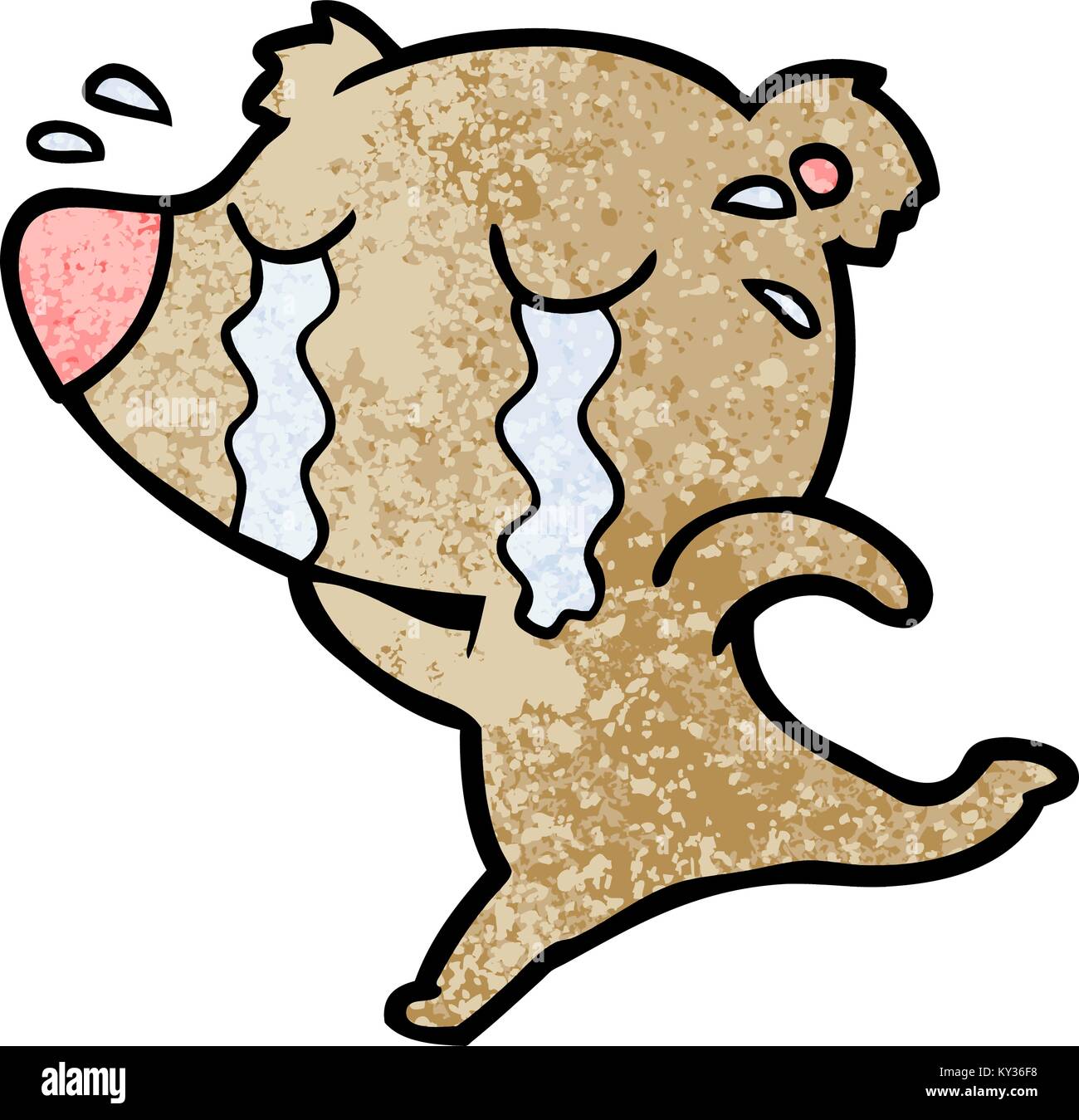cartoon crying bear Stock Vector Image & Art - Alamy