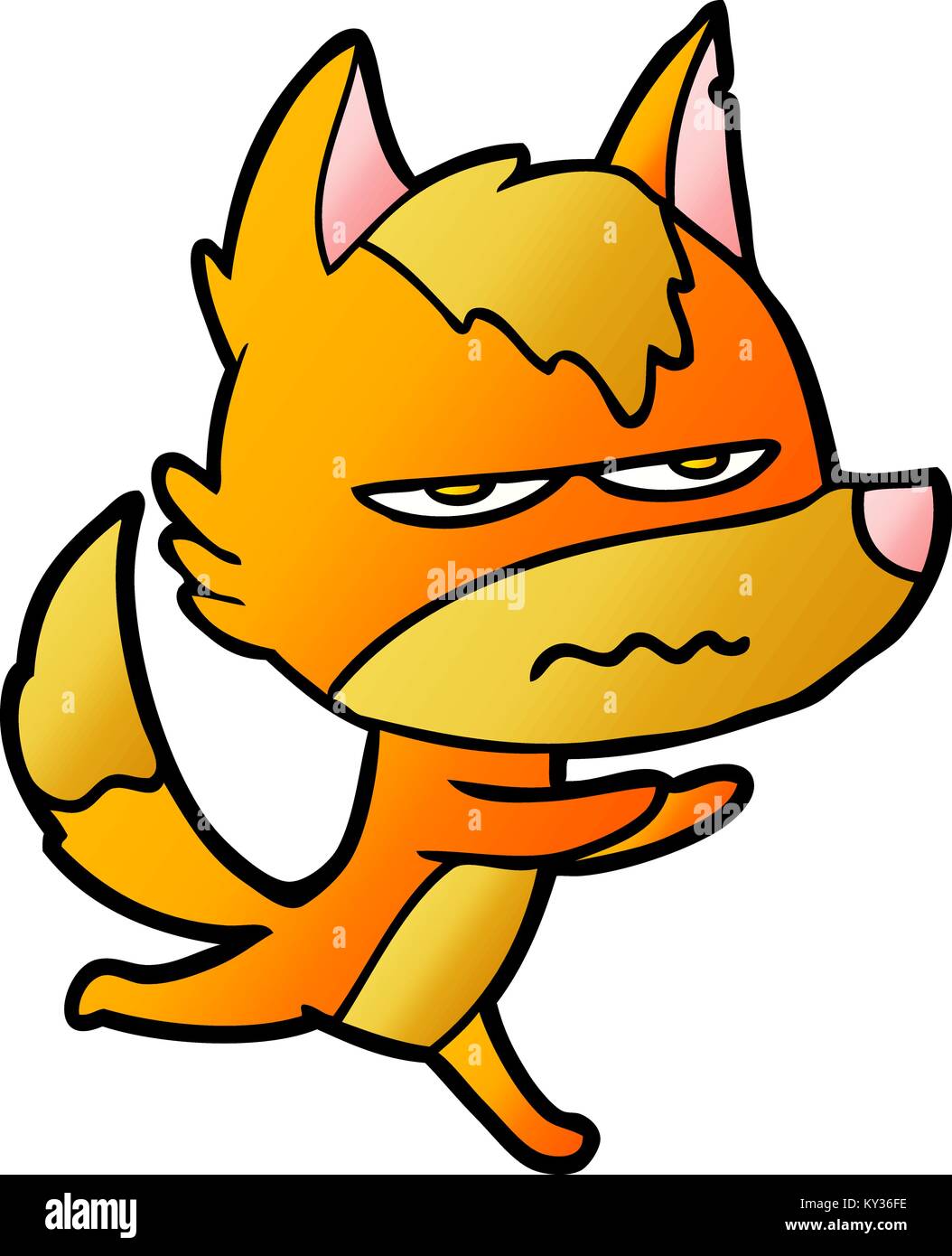 fox cartoon character Stock Vector Image & Art - Alamy