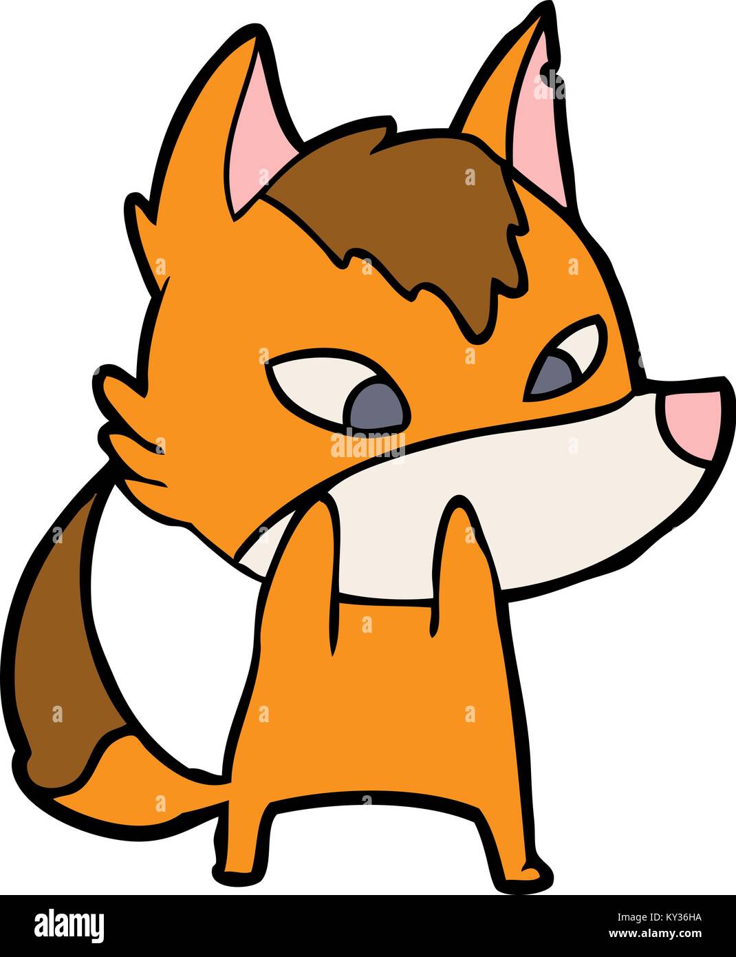 fox cartoon character Stock Vector Image & Art - Alamy