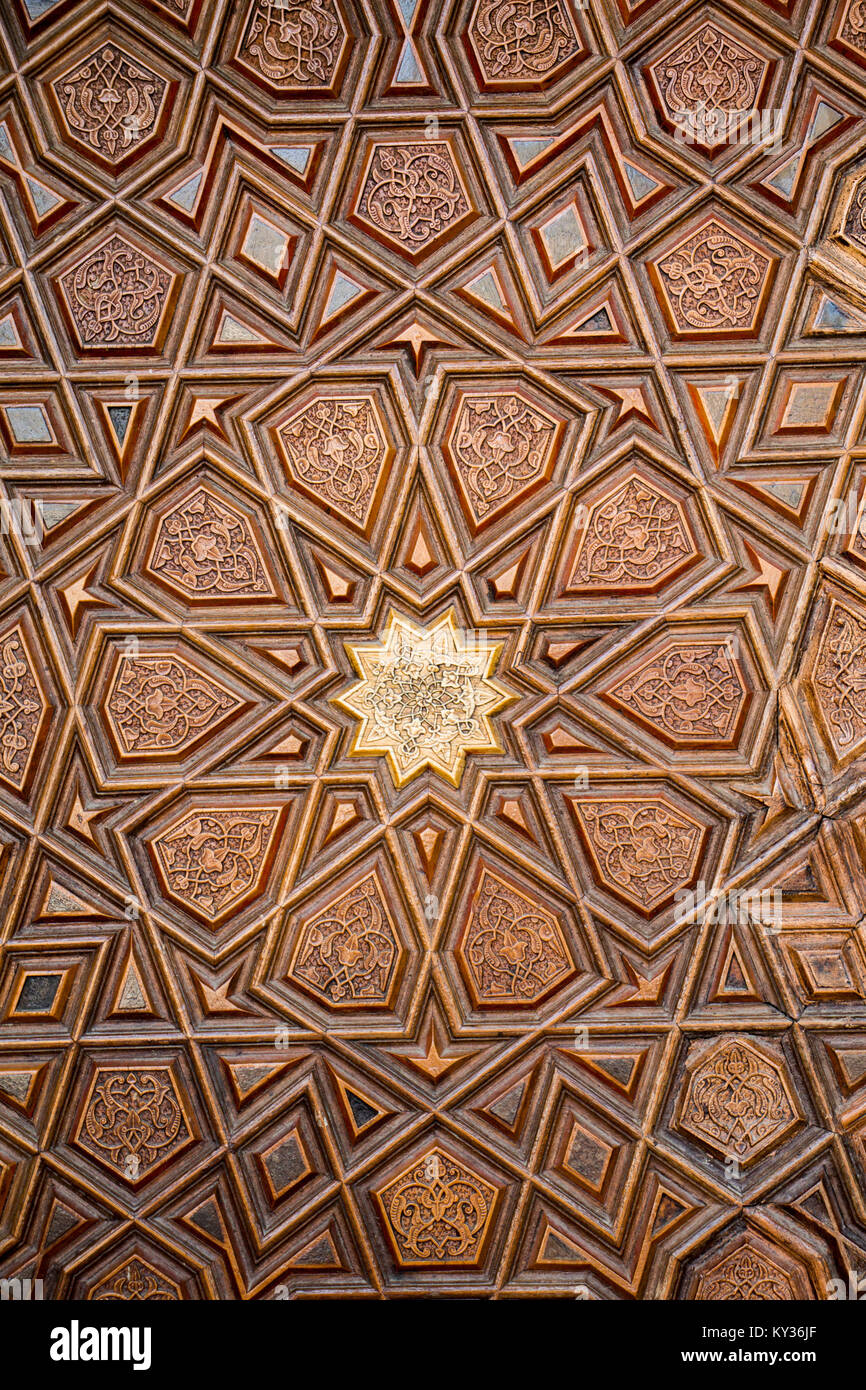 Ottoman Turkish art with geometric patterns on surfaces Stock Photo - Alamy