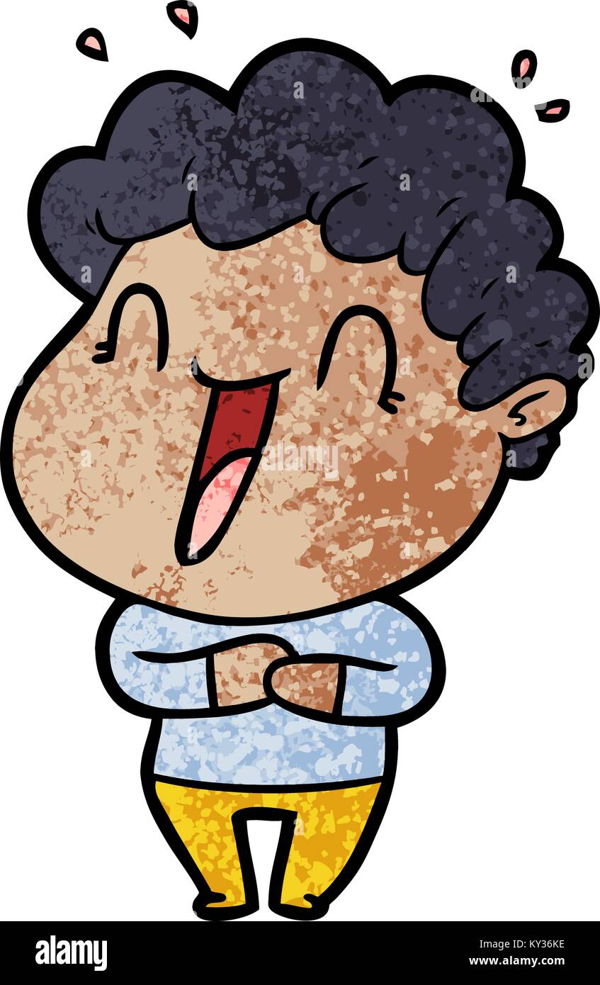 cartoon happy man Stock Vector Image & Art - Alamy