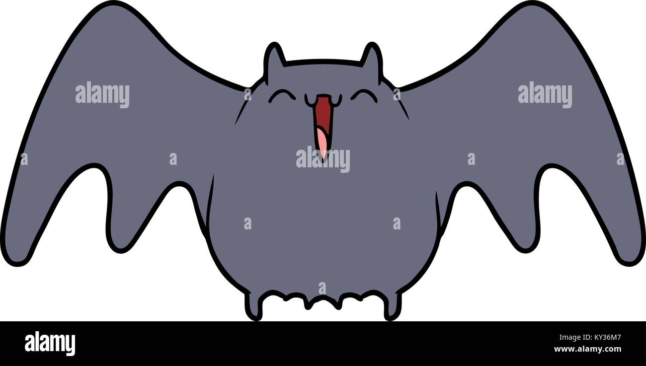 spooky cartoon bat Stock Vector Image & Art - Alamy
