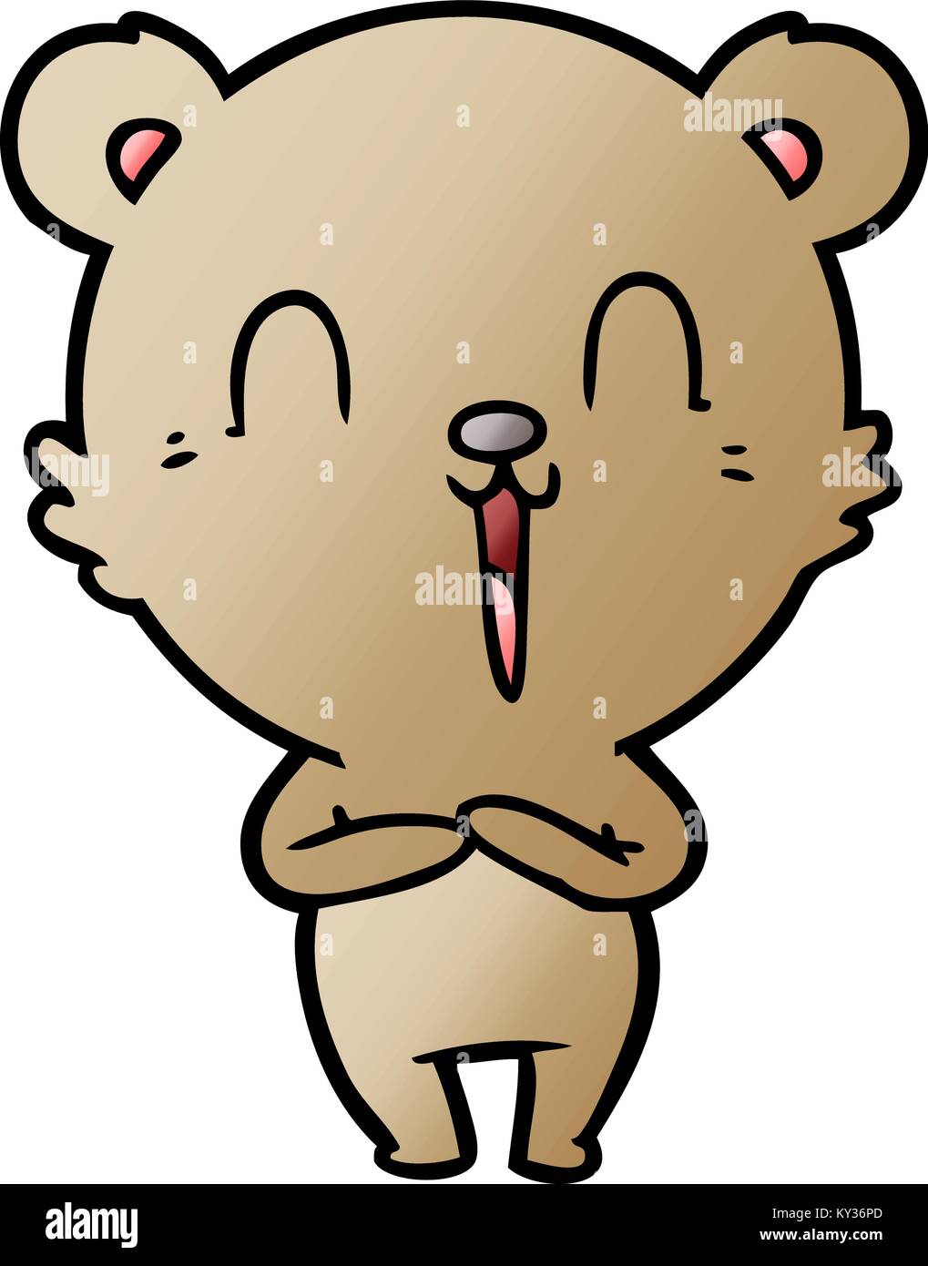 bear cartoon character Stock Vector Image & Art - Alamy