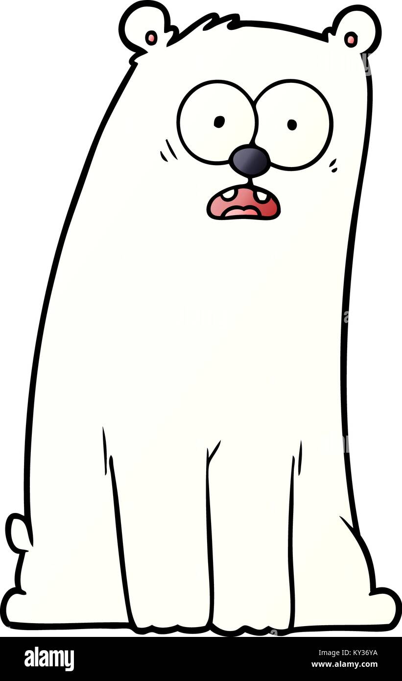 polar bear cartoon Stock Vector Image & Art - Alamy