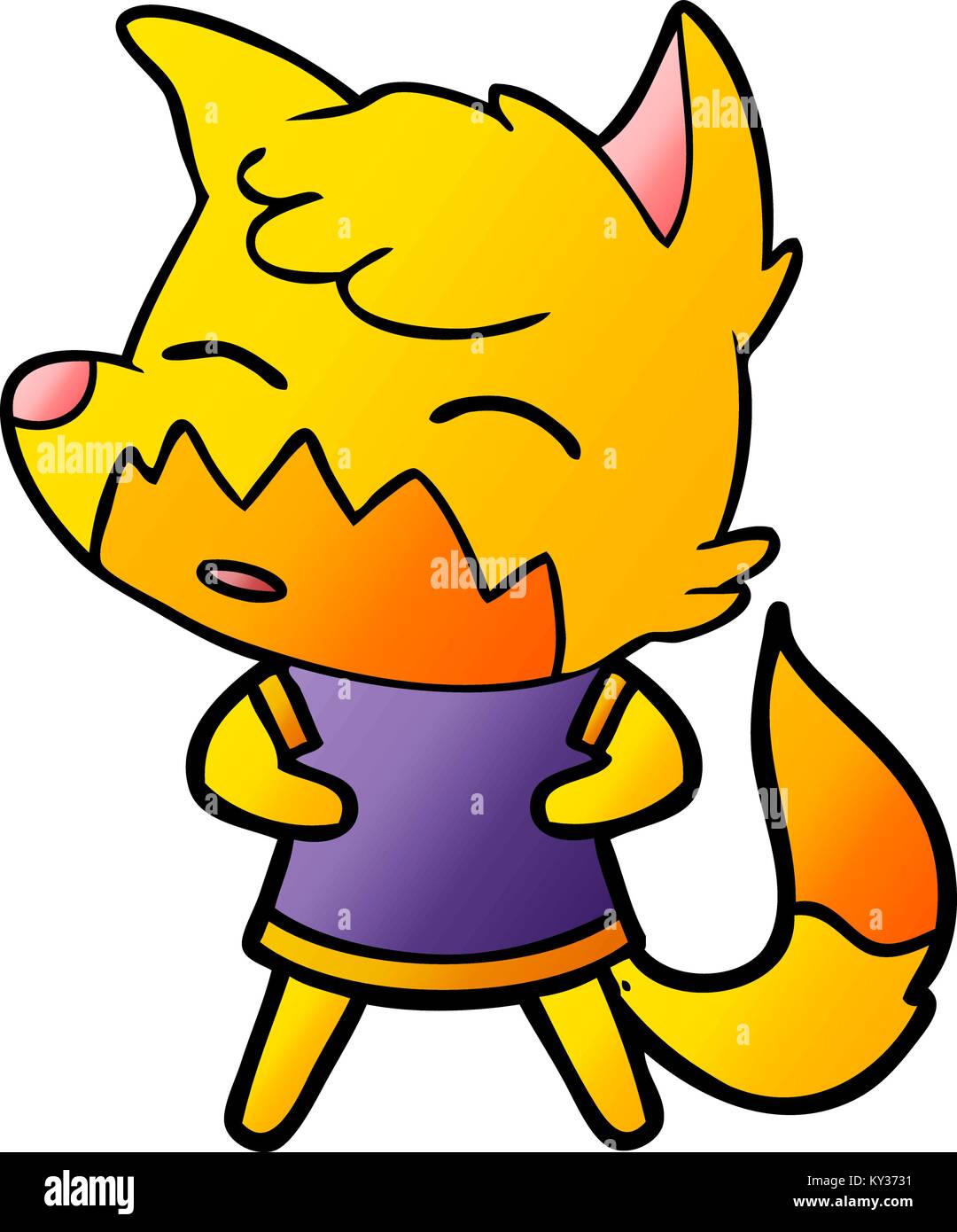 fox cartoon character Stock Vector Image & Art - Alamy