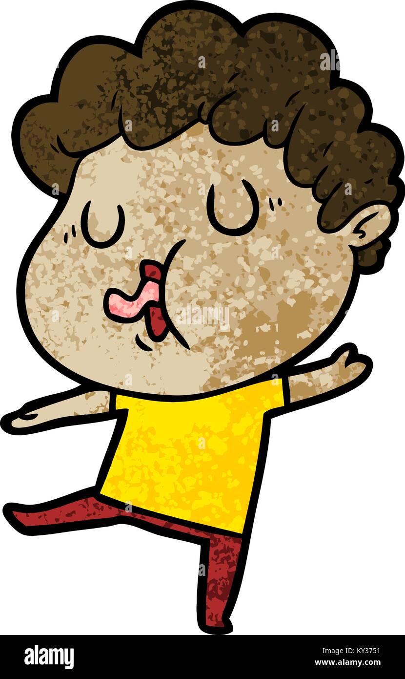 cartoon man singing Stock Vector Image & Art - Alamy