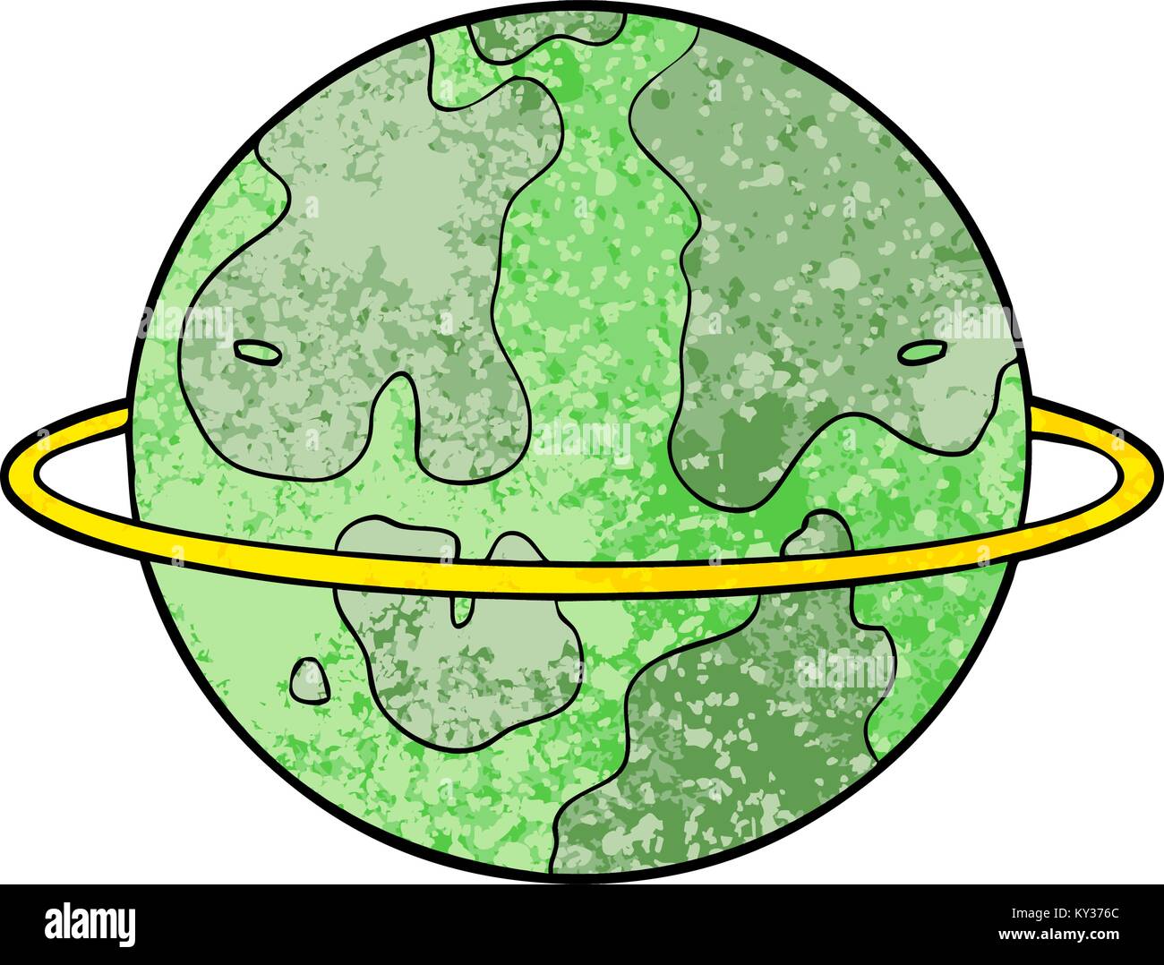 cartoon alien planet Stock Vector Image & Art - Alamy