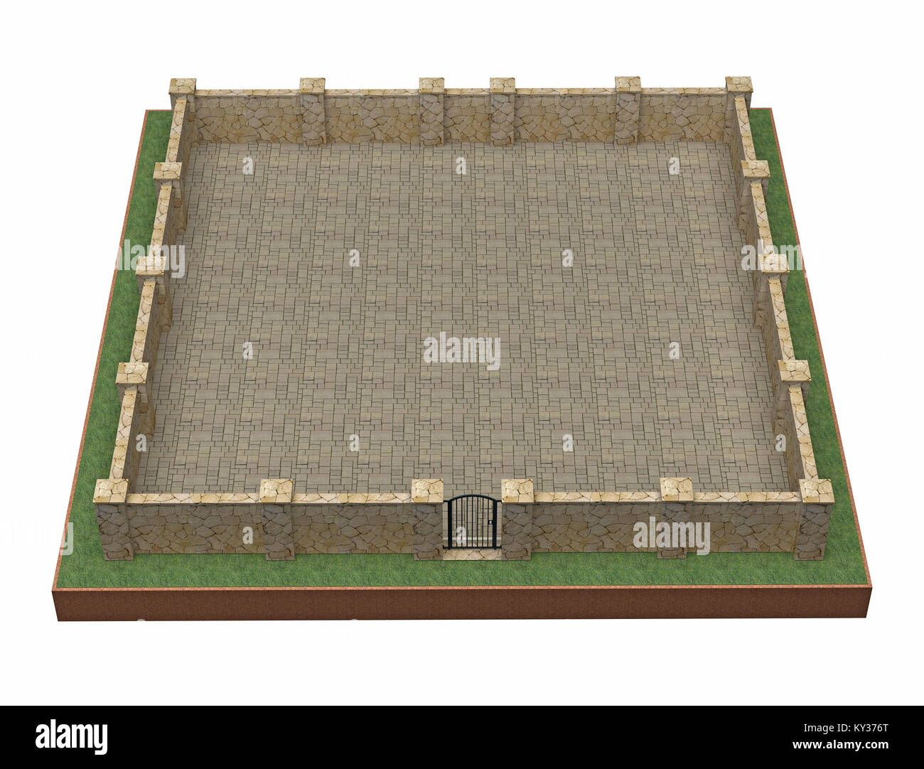 Empty plot of land Cut Out Stock Images & Pictures - Alamy
