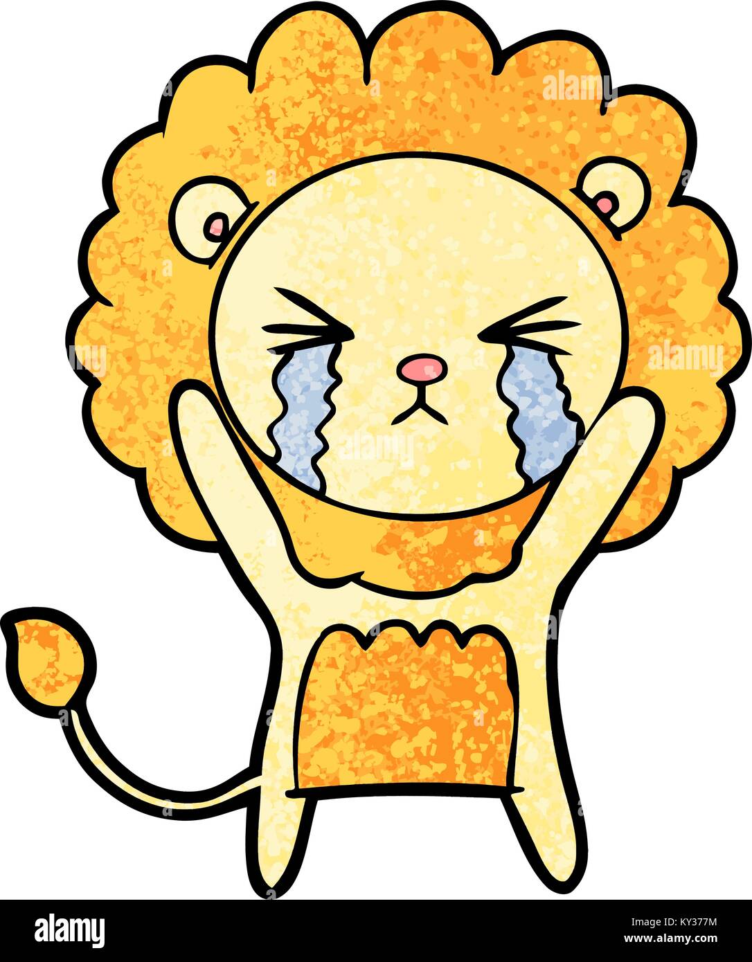 cartoon crying lion Stock Vector Image & Art - Alamy