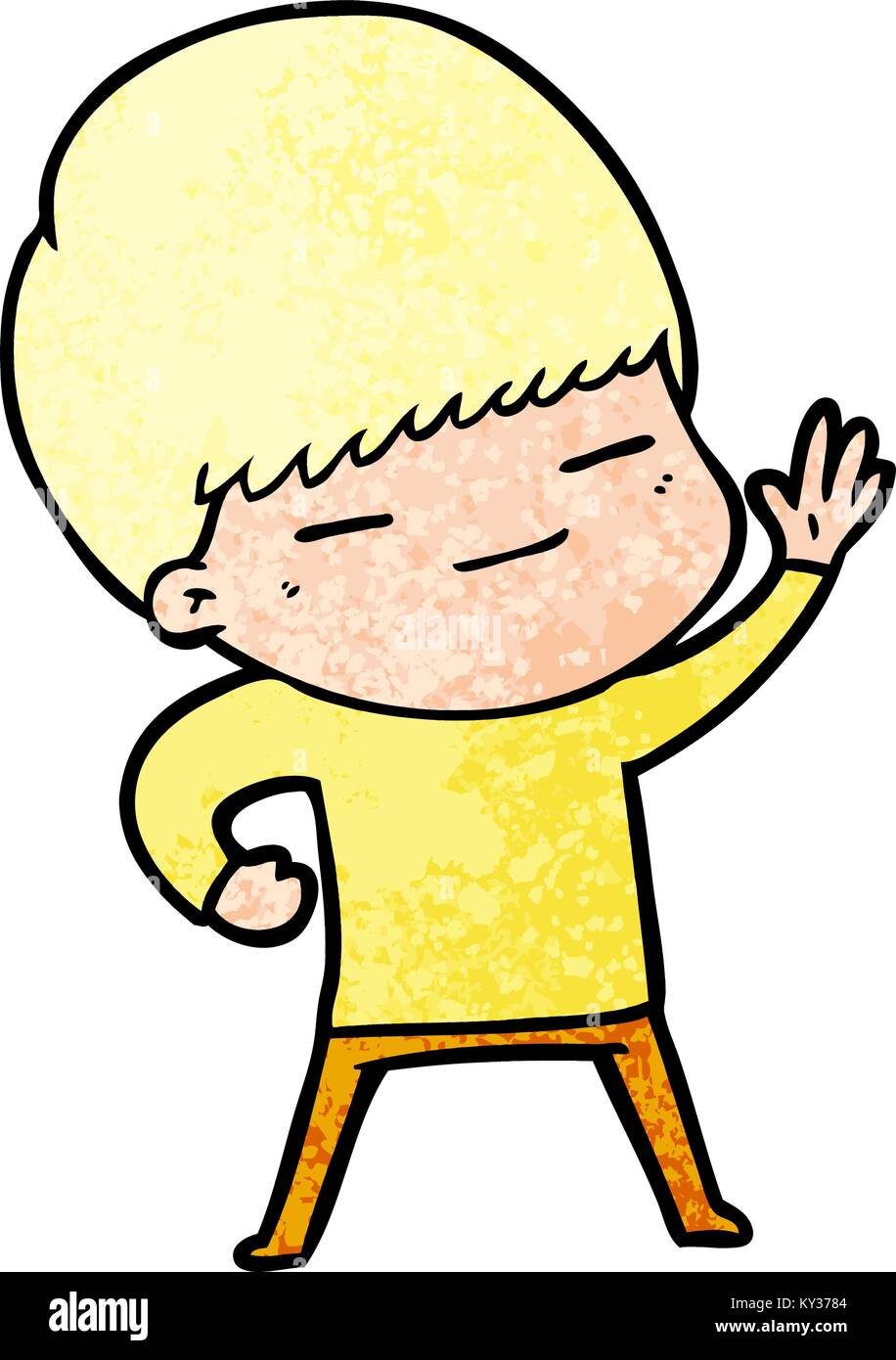 cartoon smug boy Stock Vector Image & Art - Alamy