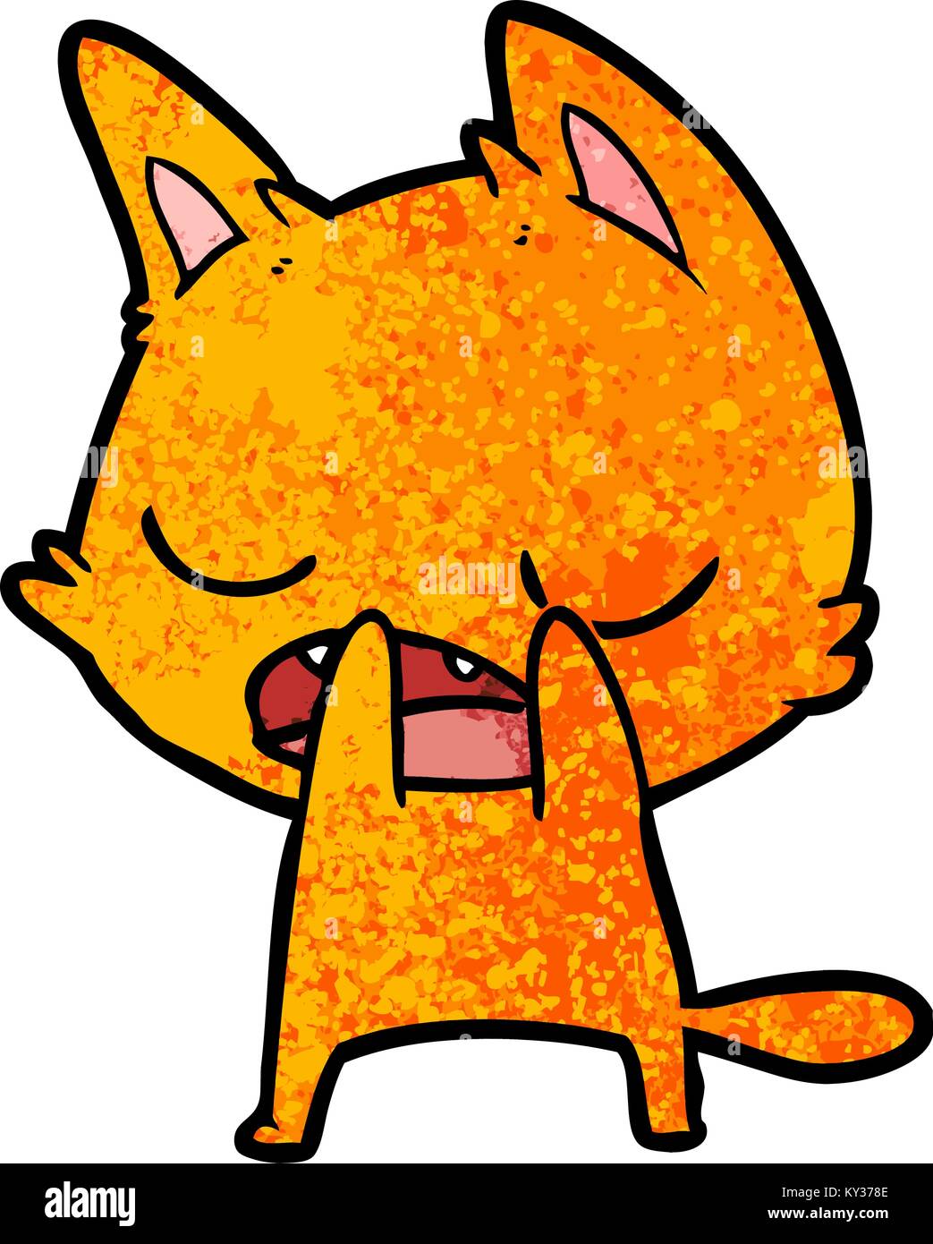 talking cat cartoon Stock Vector Image & Art - Alamy