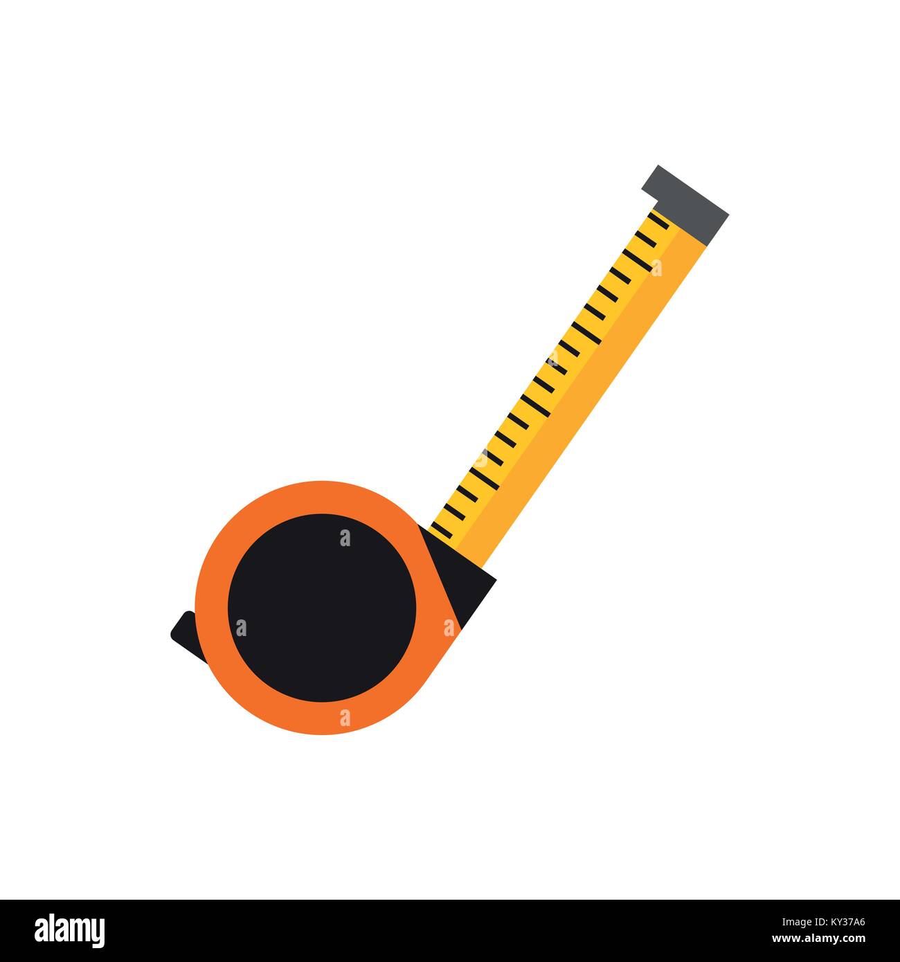 Simple Tape Measure Tool Vector Illustration Graphic Design Stock ... Simple Tape Measure Tool Vector Illustration Graphic Design Stock ...