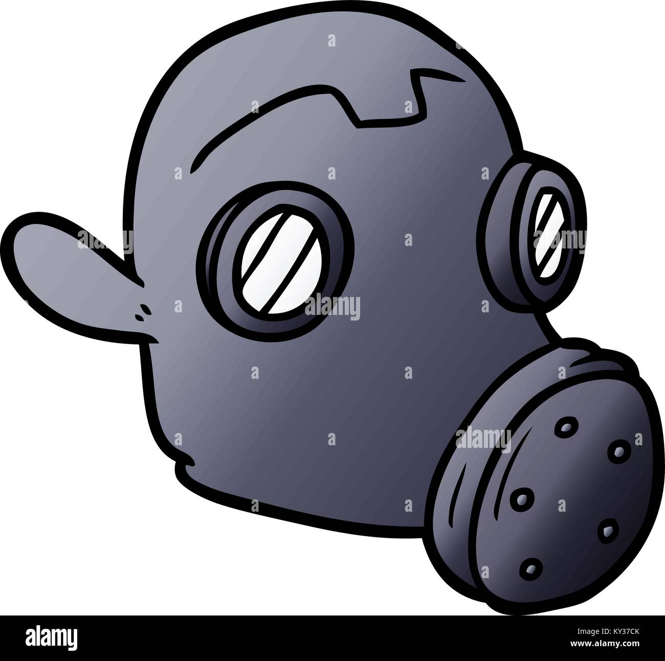 cartoon gas mask Stock Vector Image & Art - Alamy