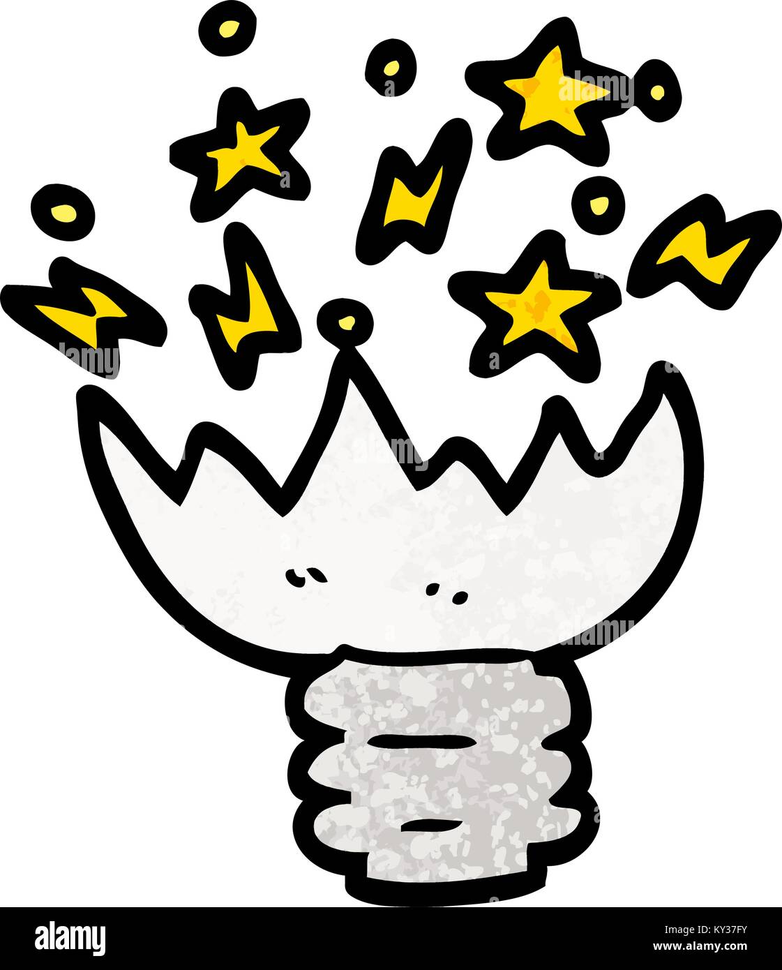 cartoon exploding light bulb Stock Vector Image & Art - Alamy