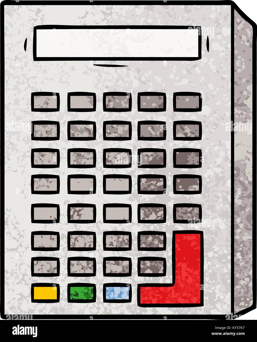 Alien Calculator Drawing