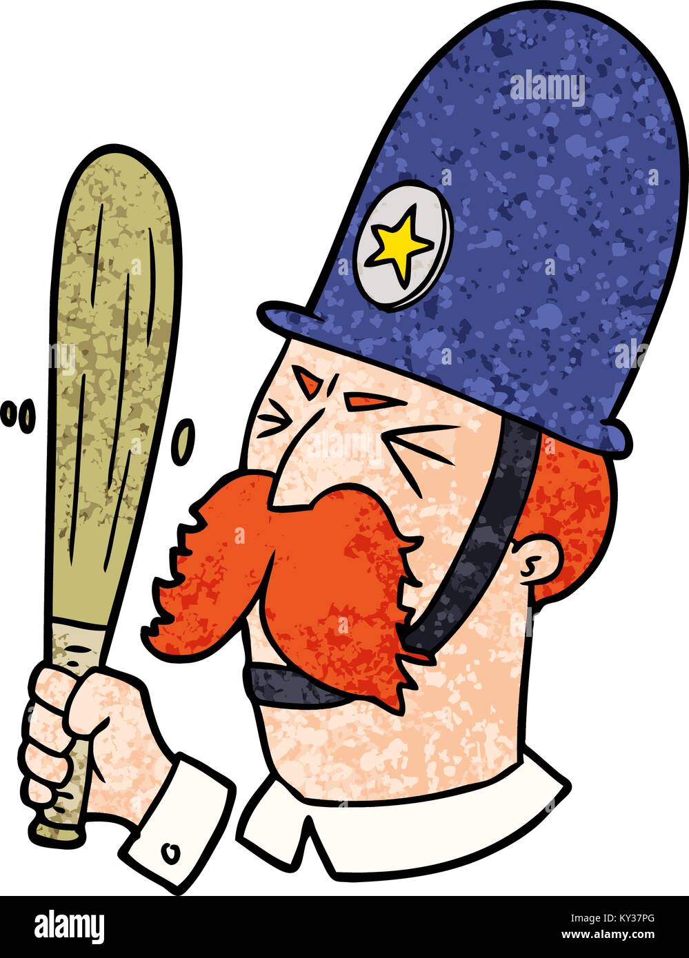 Police baton retro hi-res stock photography and images - Alamy