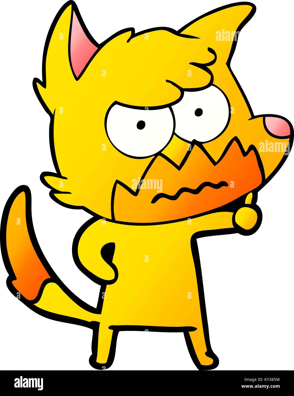 fox cartoon character Stock Vector Image & Art - Alamy