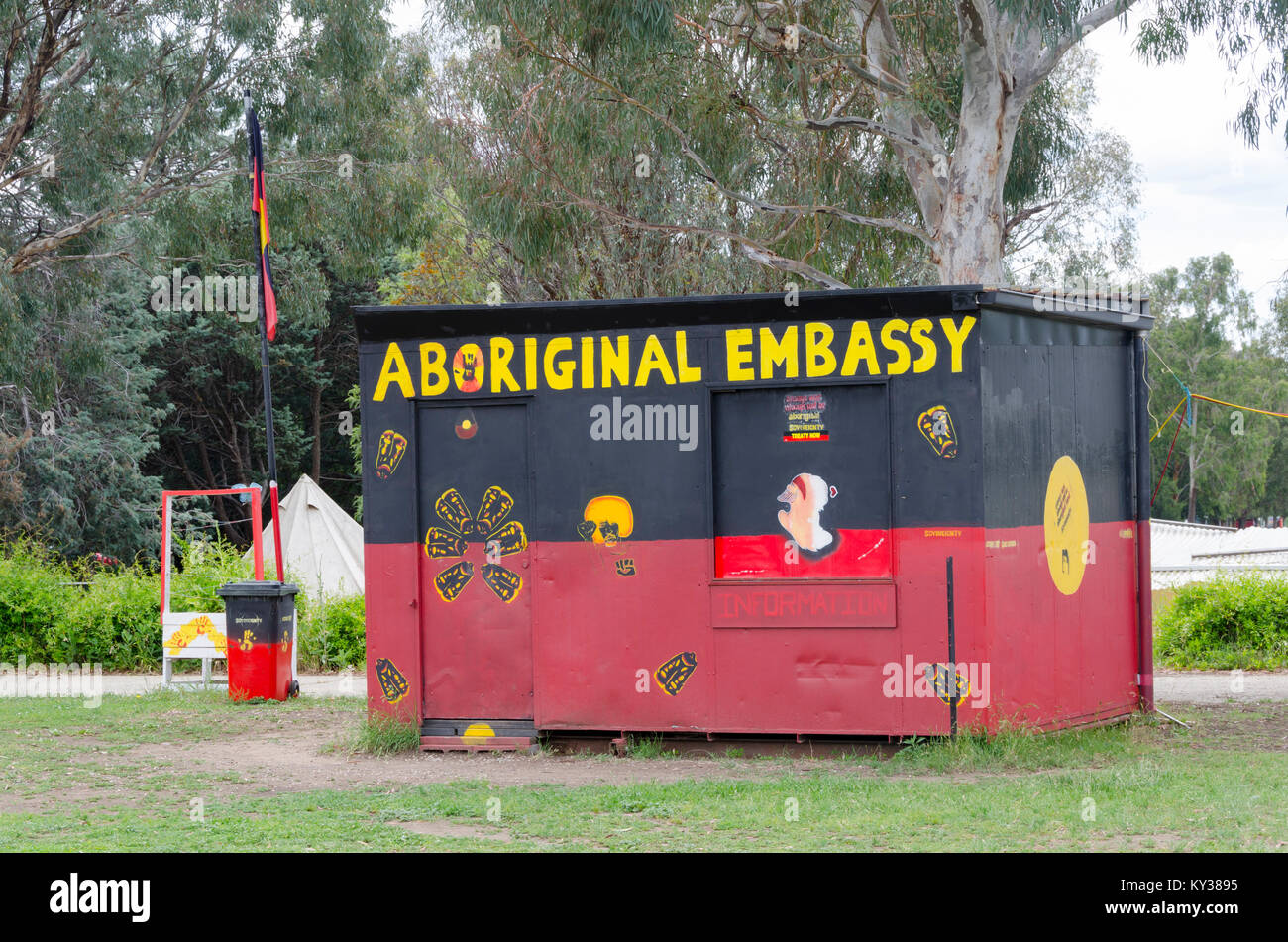 Aboriginal Embassy, Canberra, Australian Capital Territory, Australia ...