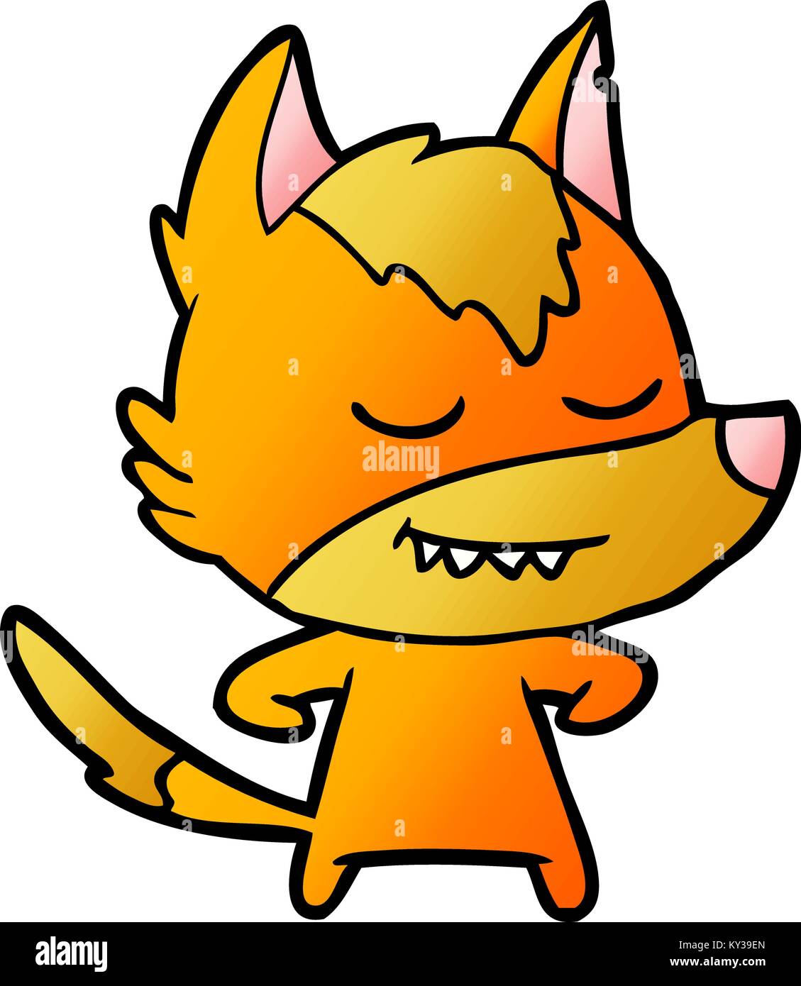 fox cartoon character Stock Vector Image & Art - Alamy