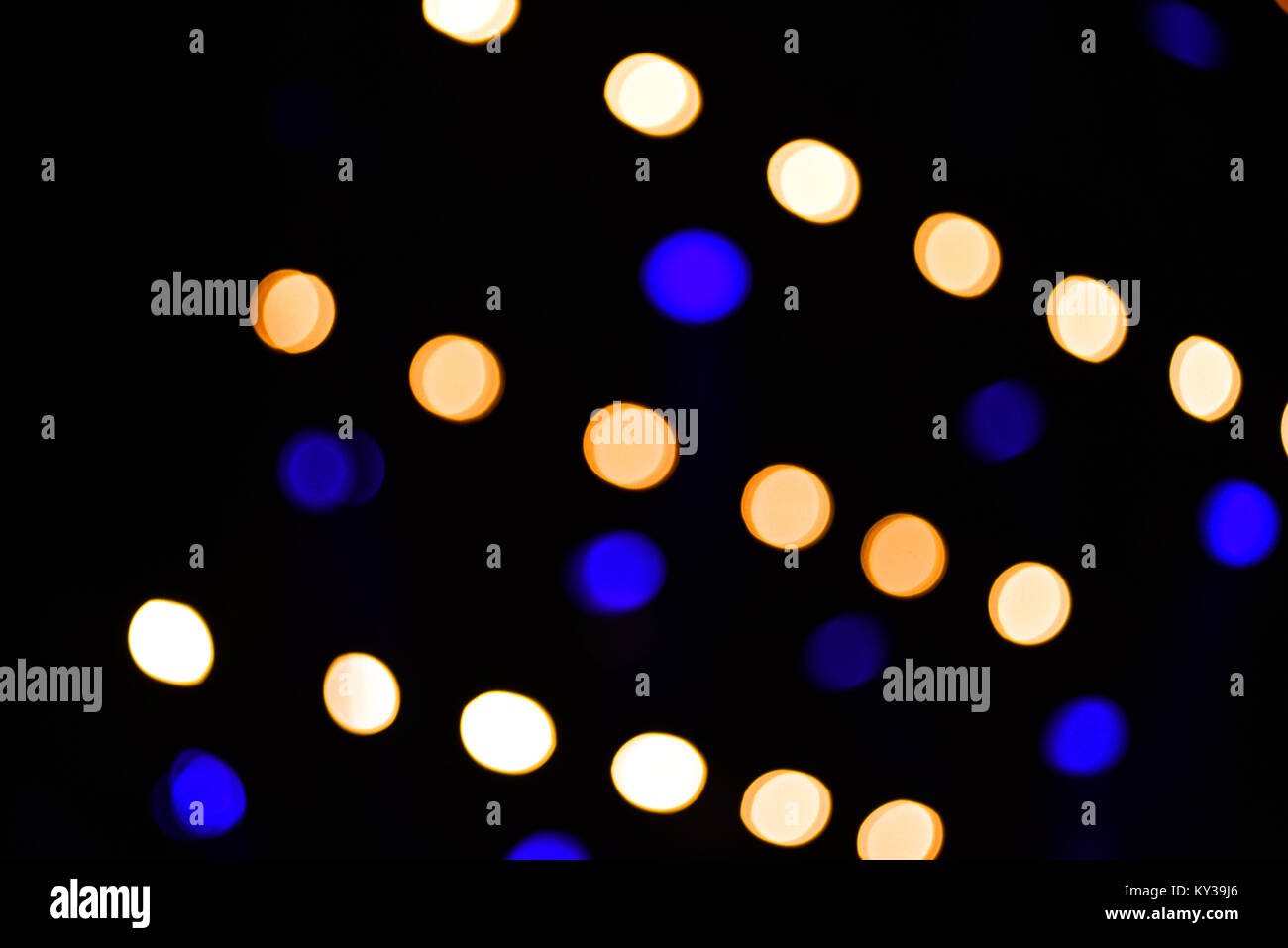 Bokeh led lights in a row at a concert Stock Photo - Alamy