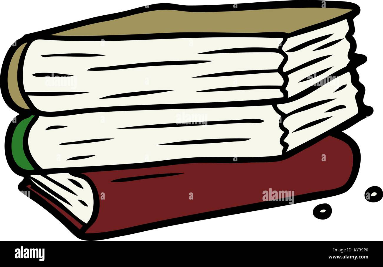 cartoon stack of books Stock Vector Image & Art - Alamy