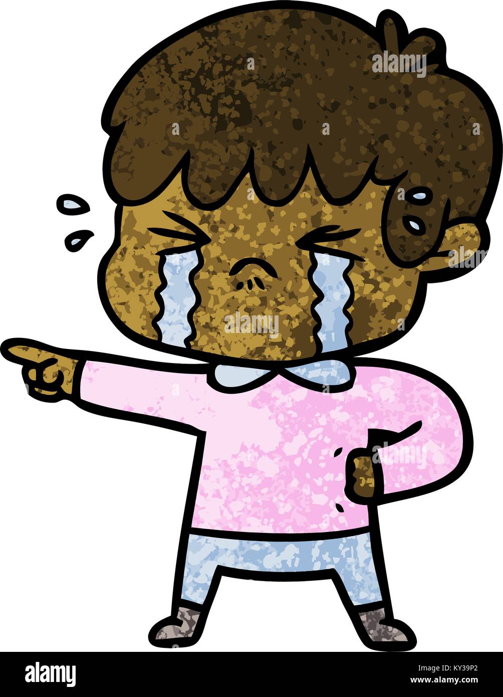 crying boy cartoon Stock Vector Image & Art - Alamy