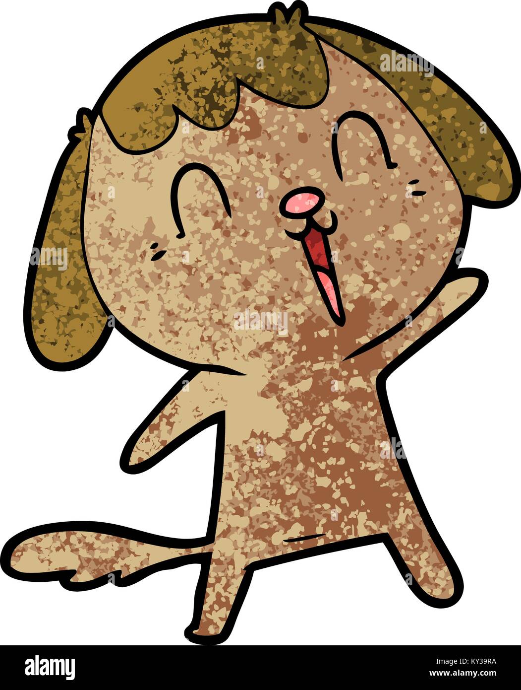 cute cartoon dog crying Stock Vector Image & Art - Alamy