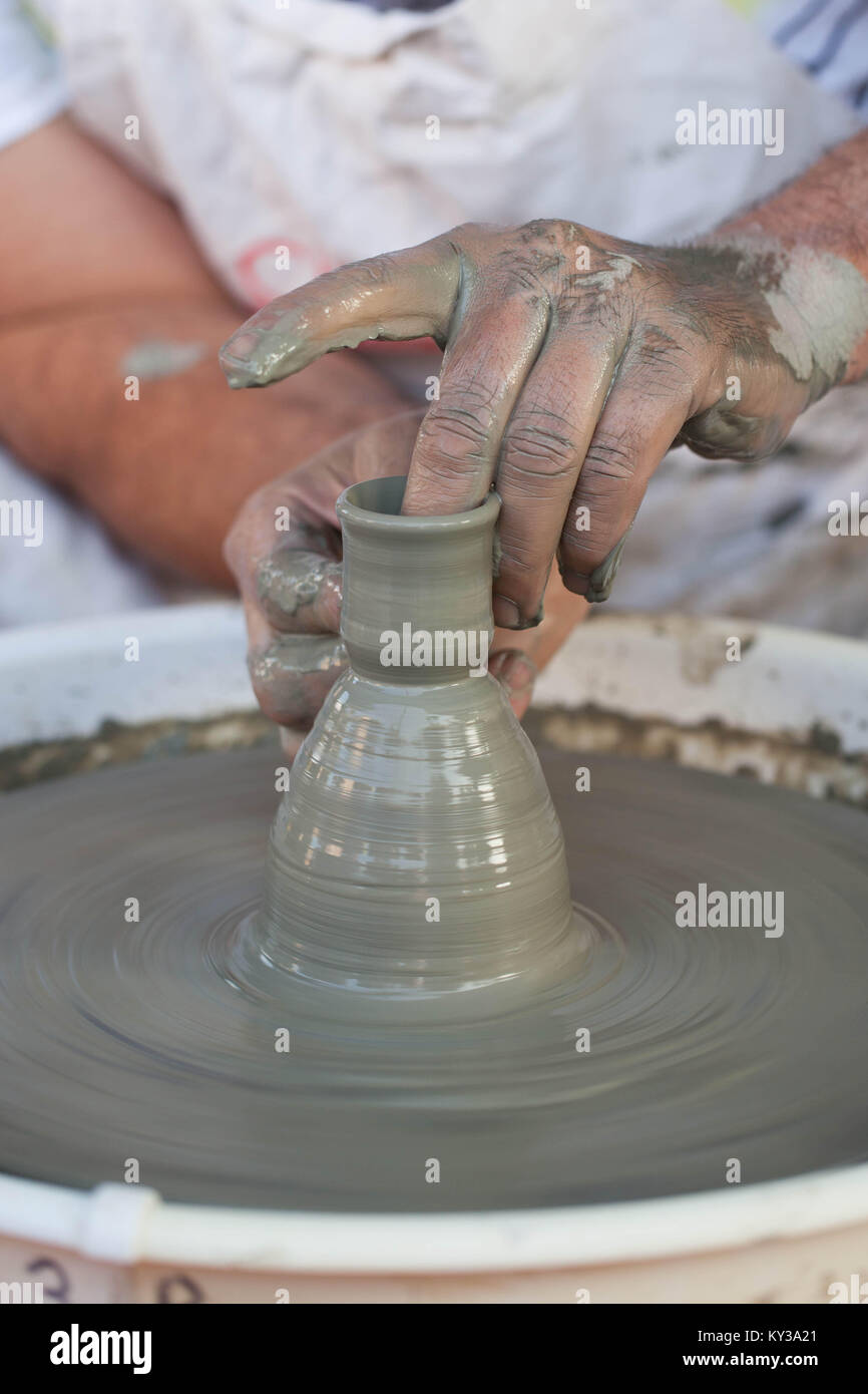 Pottery art clay product molding hi-res stock photography and images ...