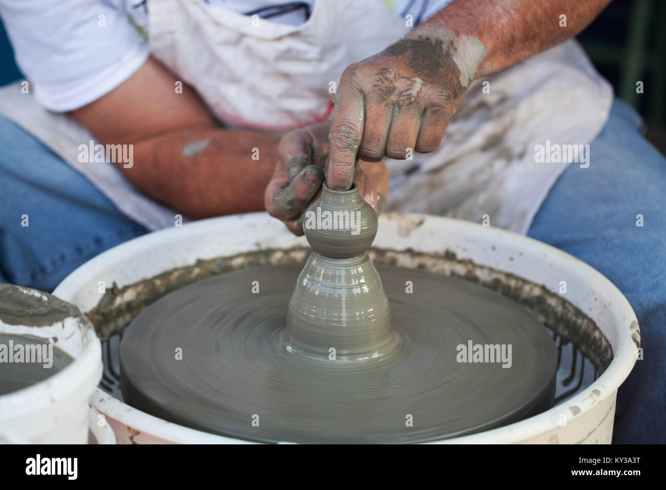 Traditional Clay Pottery Stock Photo - Alamy