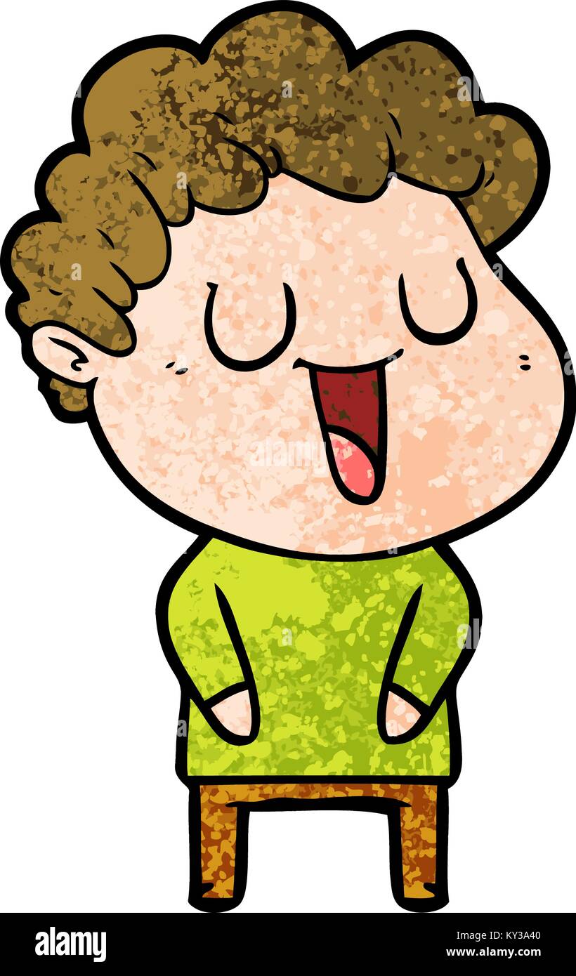 laughing cartoon man Stock Vector Image & Art - Alamy