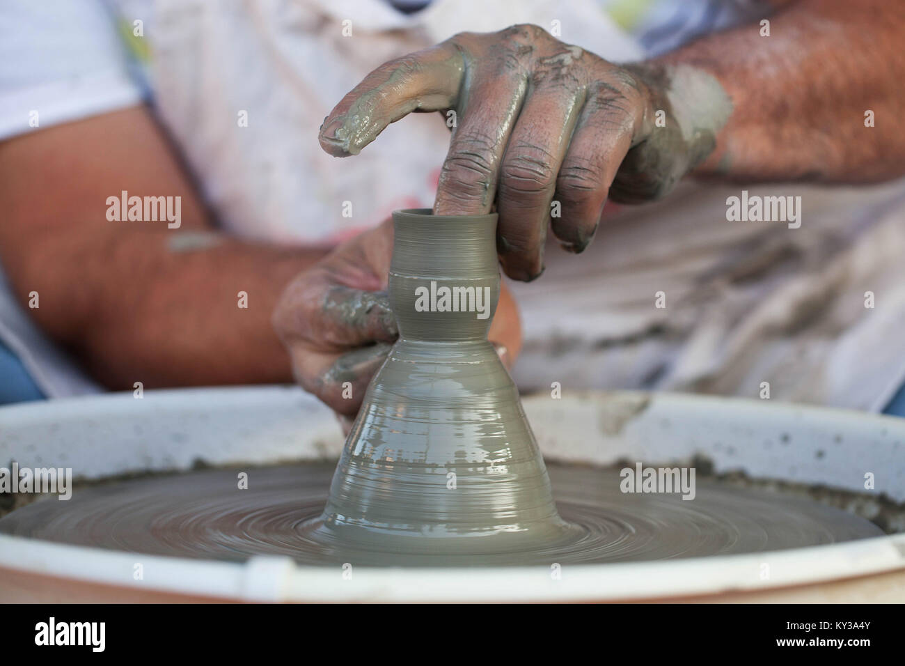 Traditional Clay Pottery Stock Photo - Alamy