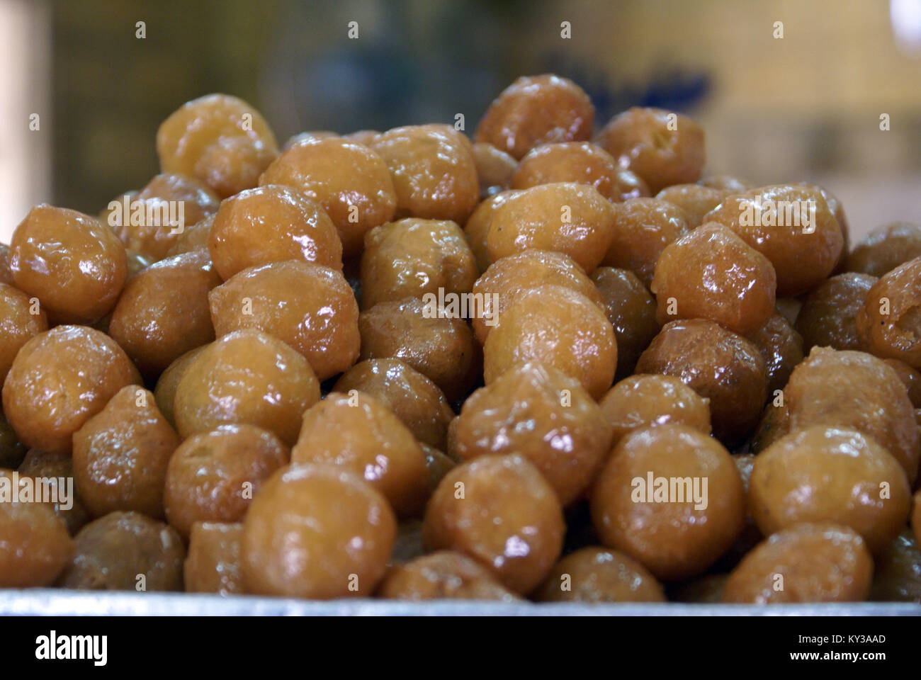 Sweet balls in bakery in Cairo, Egypt Stock Photo - Alamy