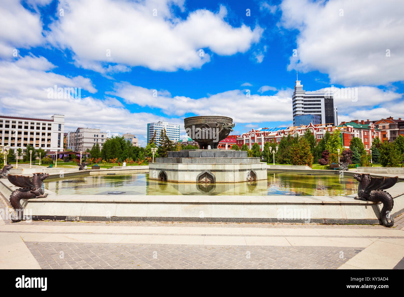 Kazan russia millennium park hi-res stock photography and images - Alamy