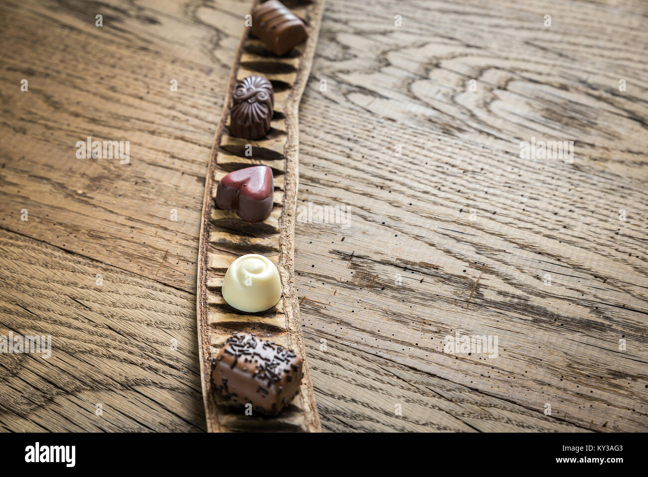 Swiss chocolate candies Stock Photo - Alamy