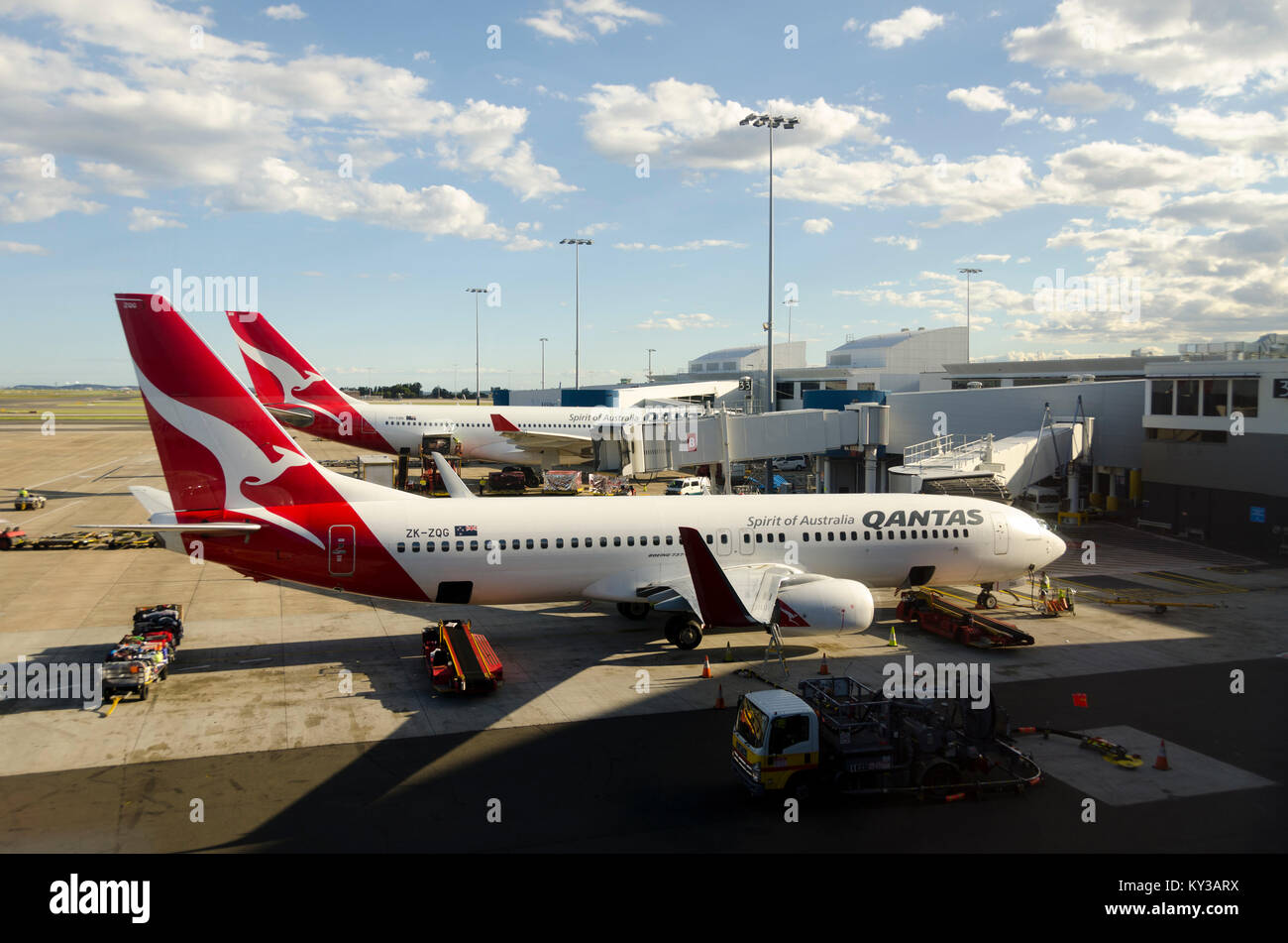 Qantas Terminal Stock Photos Qantas Reveals Plans For New Perth