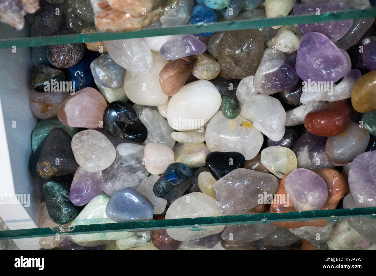 Set of natural mineral gemstones of a certain type Stock Photo - Alamy