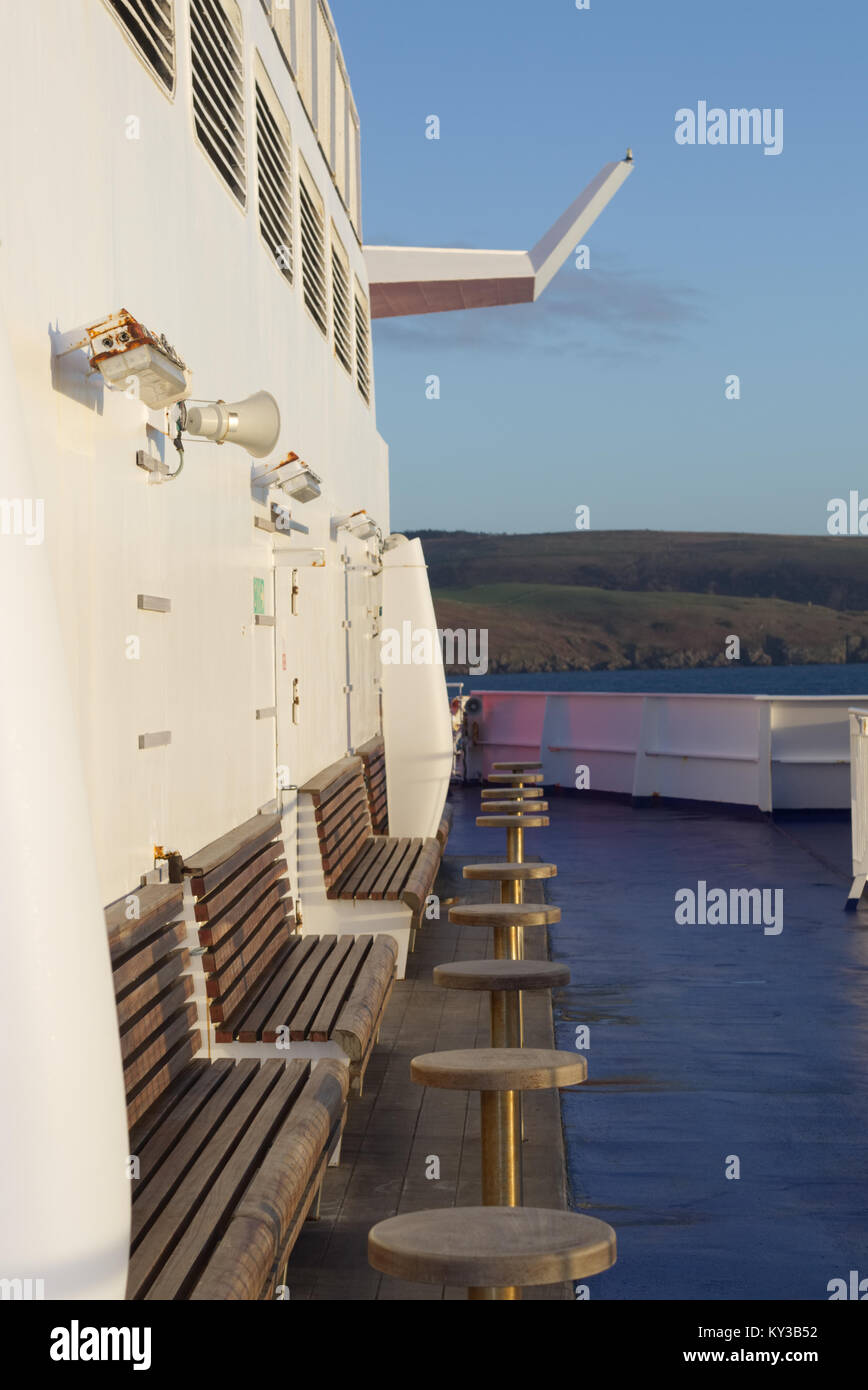 ferry lifeboat deck Stock Photo - Alamy