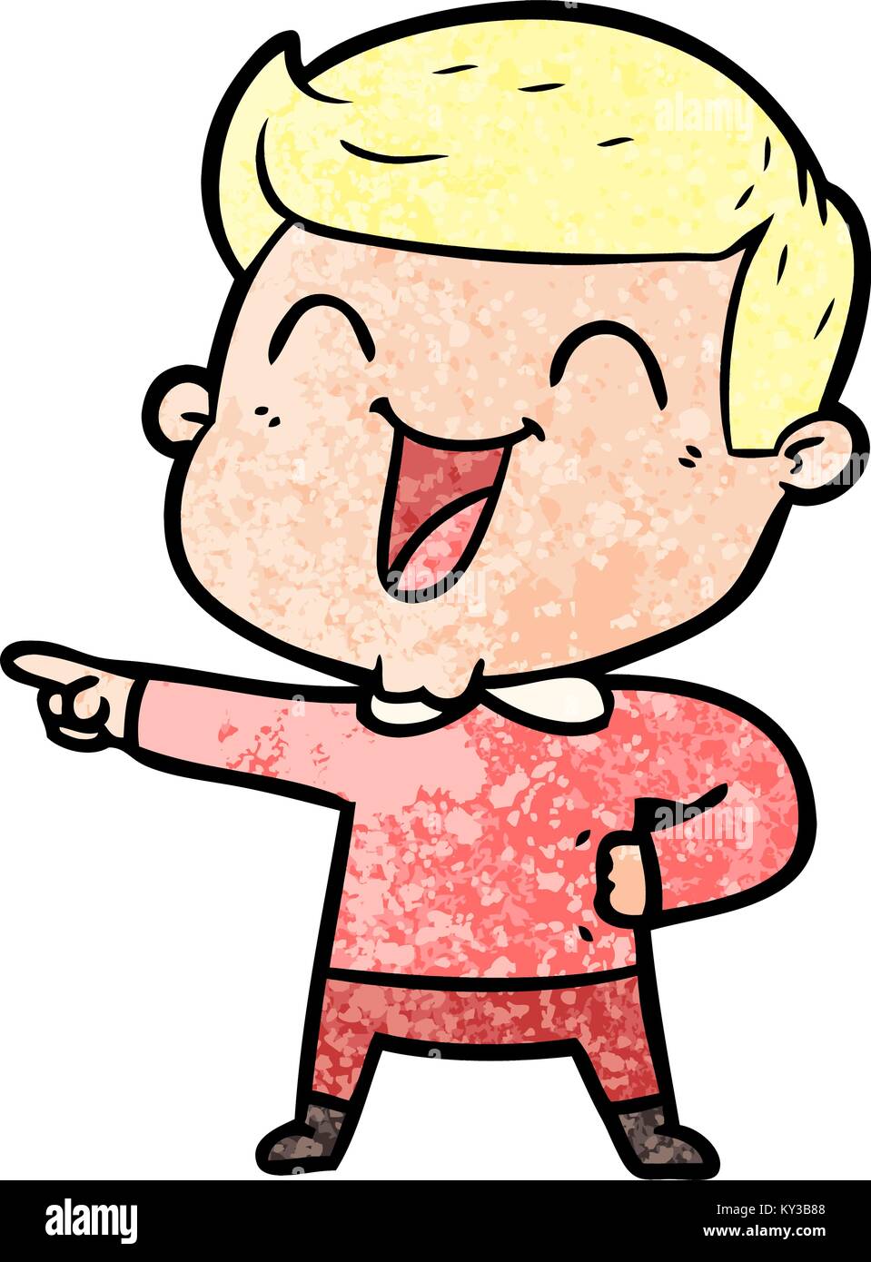 cartoon man laughing Stock Vector Image & Art - Alamy