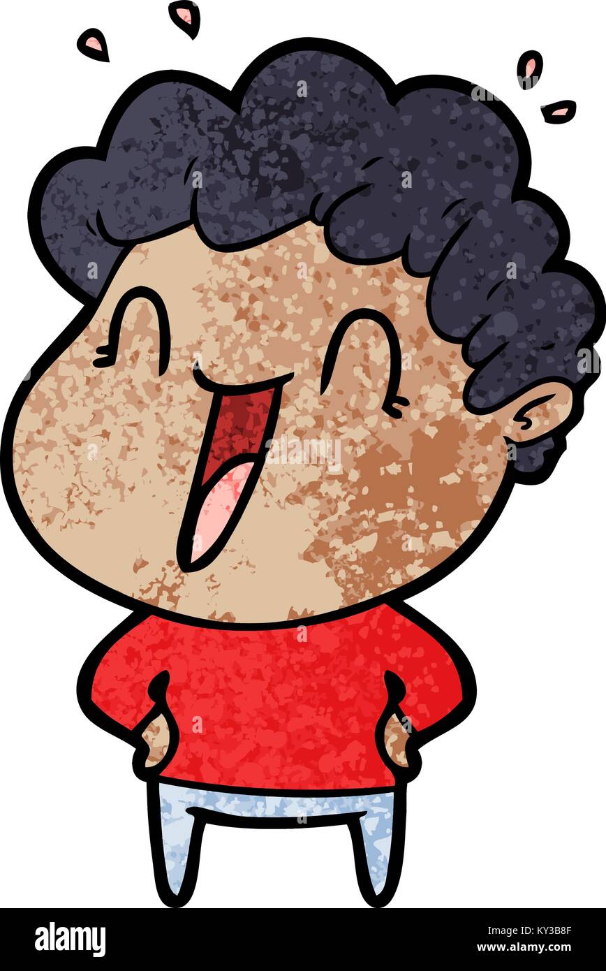 cartoon happy man Stock Vector Image & Art - Alamy