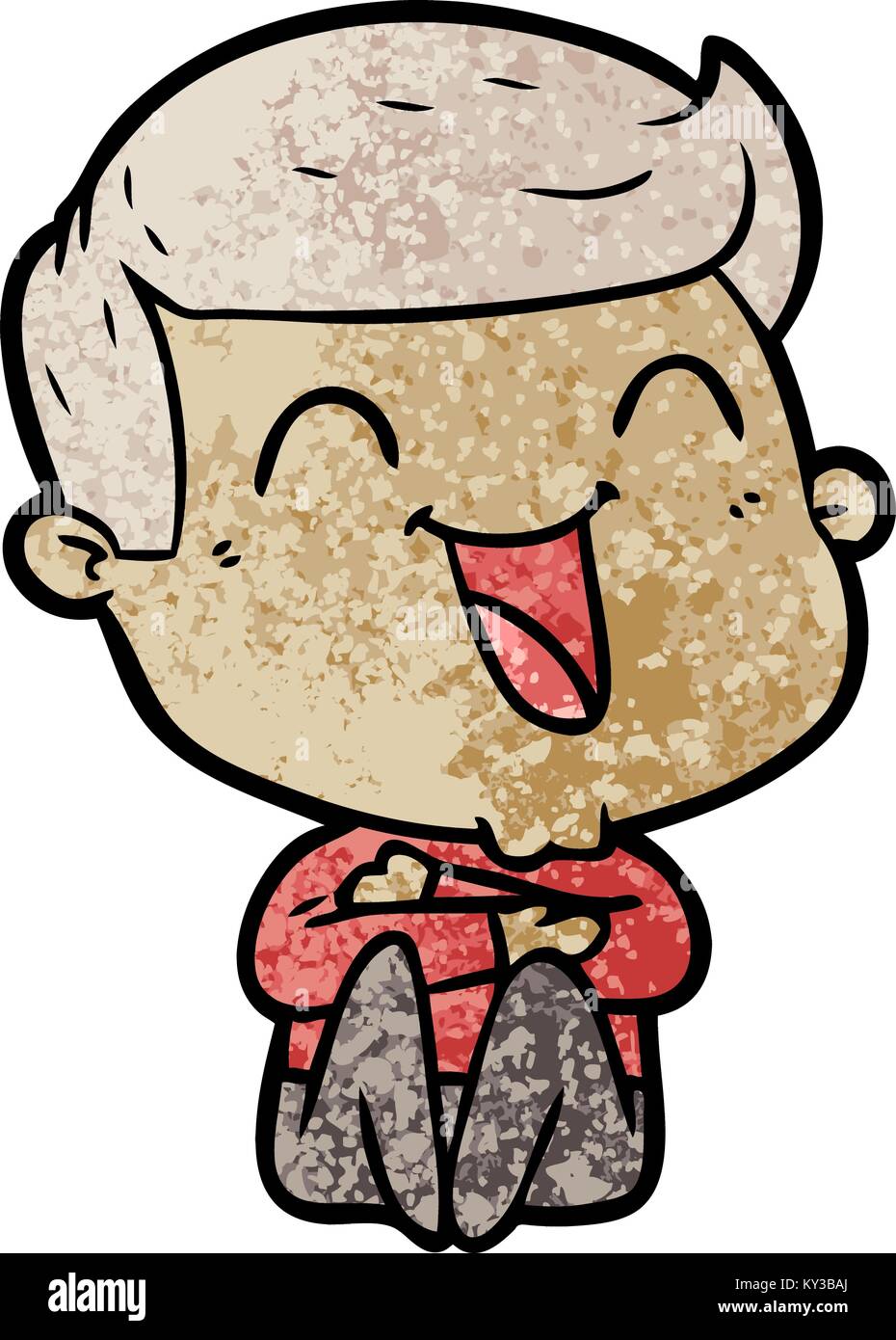 cartoon man laughing Stock Vector Image & Art - Alamy