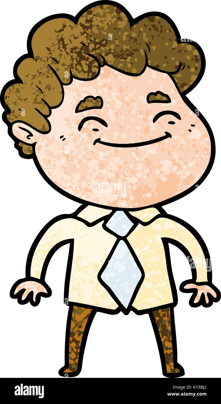 cartoon friendly man Stock Vector Image & Art - Alamy
