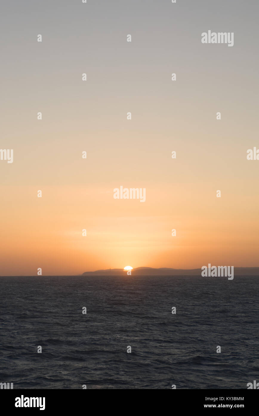 belfast heabour at sunset Stock Photo - Alamy
