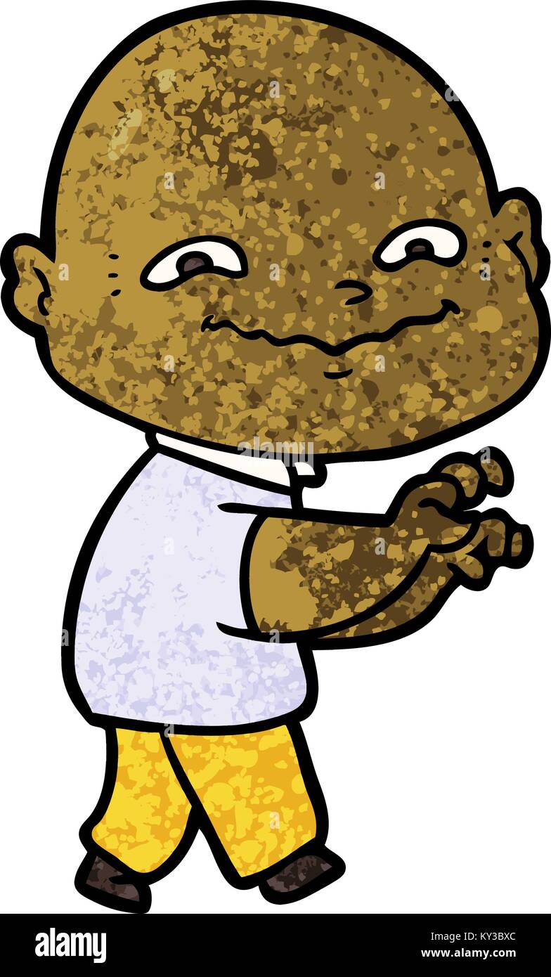 cartoon creepy guy Stock Vector Image & Art - Alamy