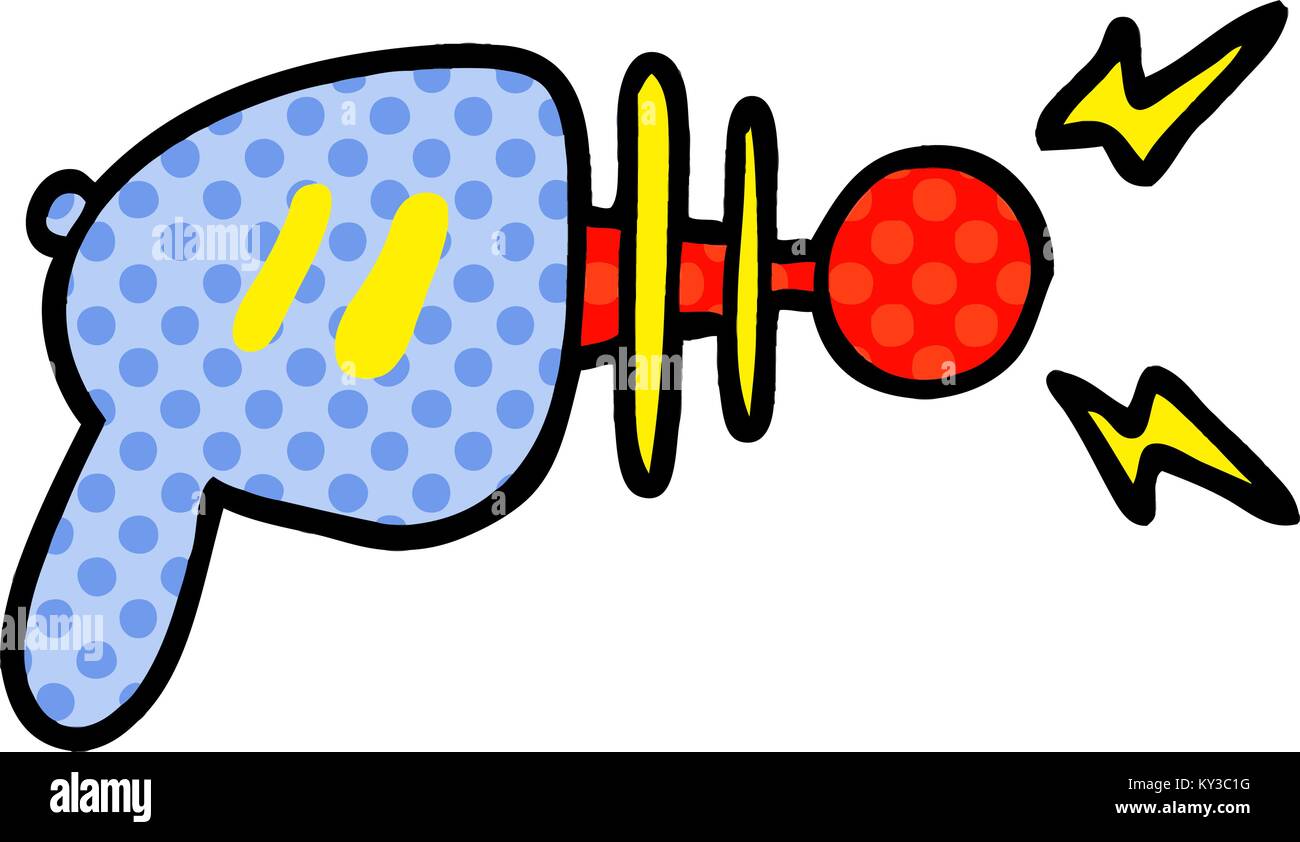 cartoon ray gun Stock Vector Image & Art - Alamy