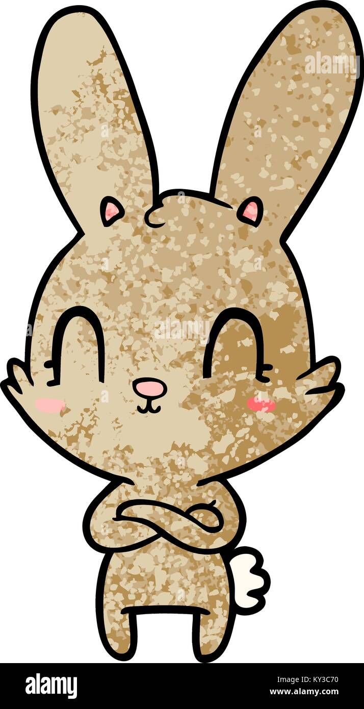 cute cartoon rabbit Stock Vector Image & Art - Alamy