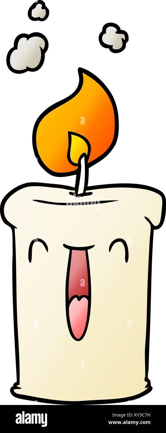 happy cartoon candle Stock Vector Image & Art - Alamy