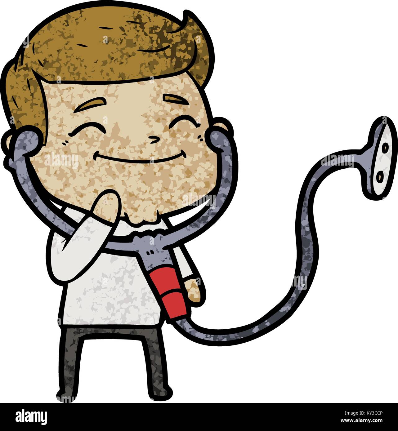 happy cartoon doctor Stock Vector Image & Art - Alamy