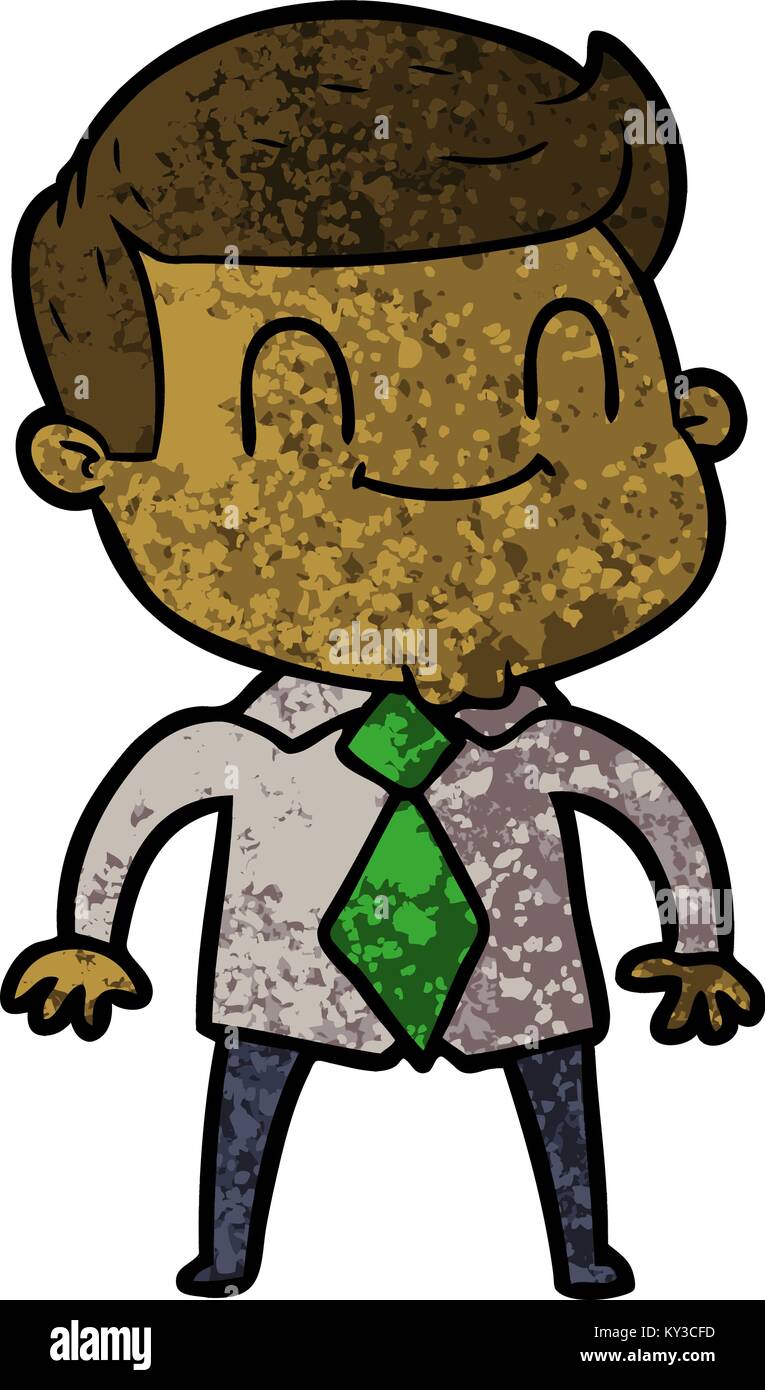 cartoon friendly man Stock Vector Image & Art - Alamy