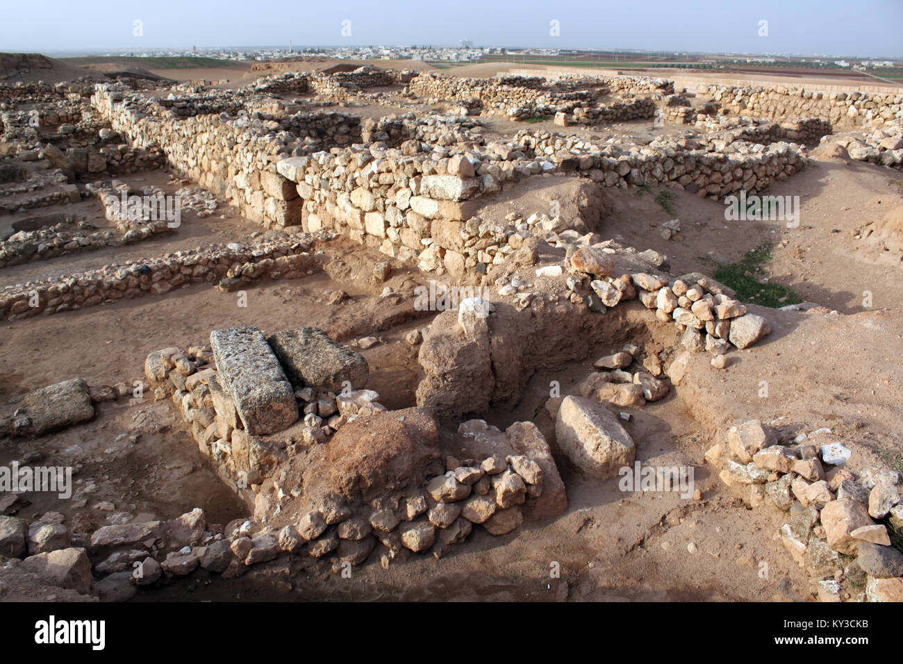 Ruins of houses in ancient city Ebla, Syria Stock Photo - Alamy
