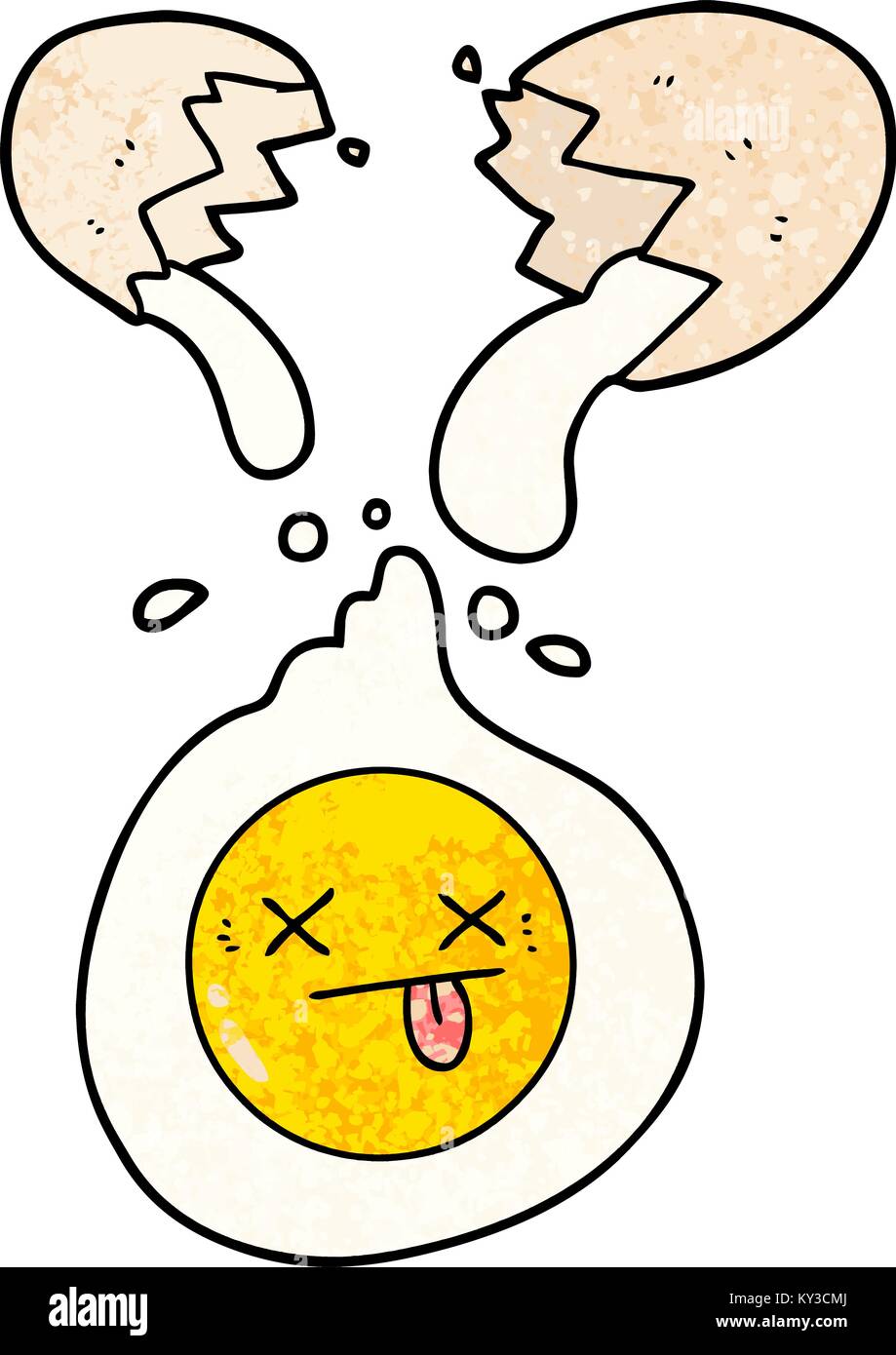 cartoon cracked egg Stock Vector Image & Art - Alamy
